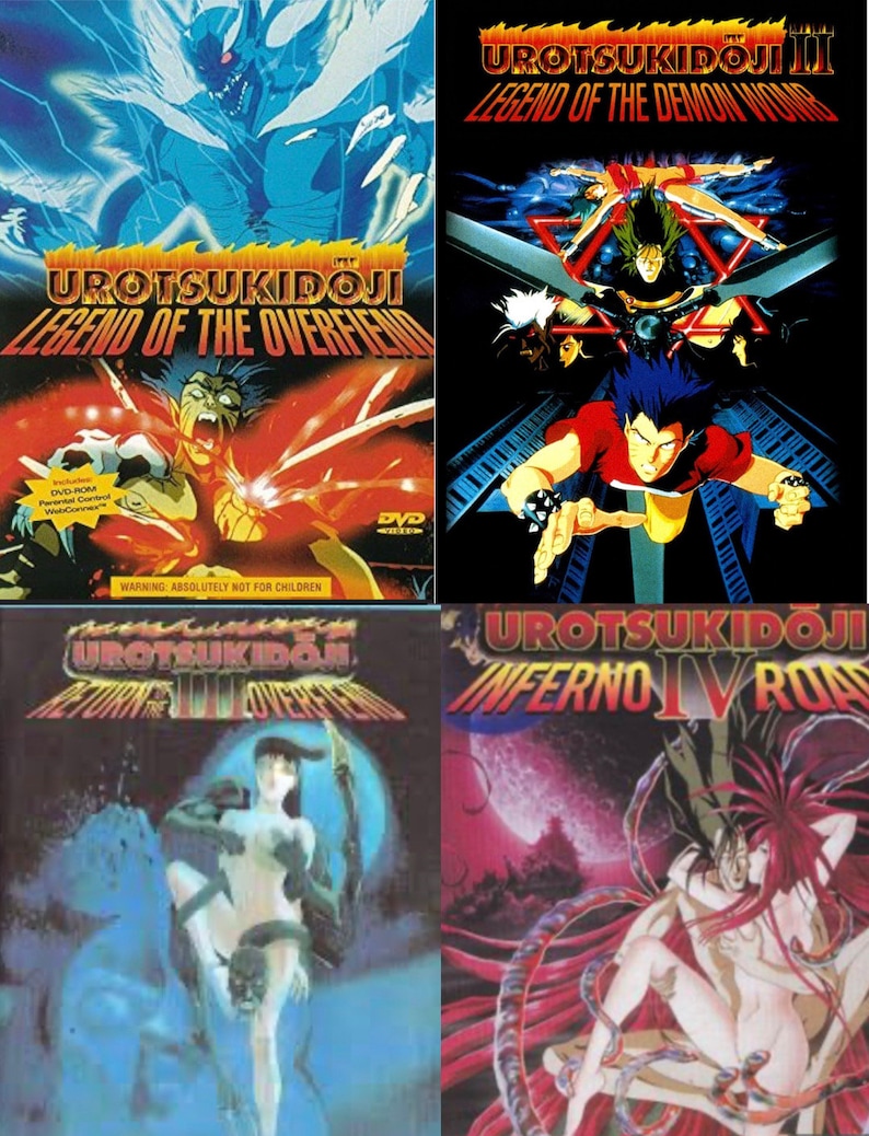 UROTSUKIDOJI - Legend of Overfiend-return of Overfiend-inferno Road ...