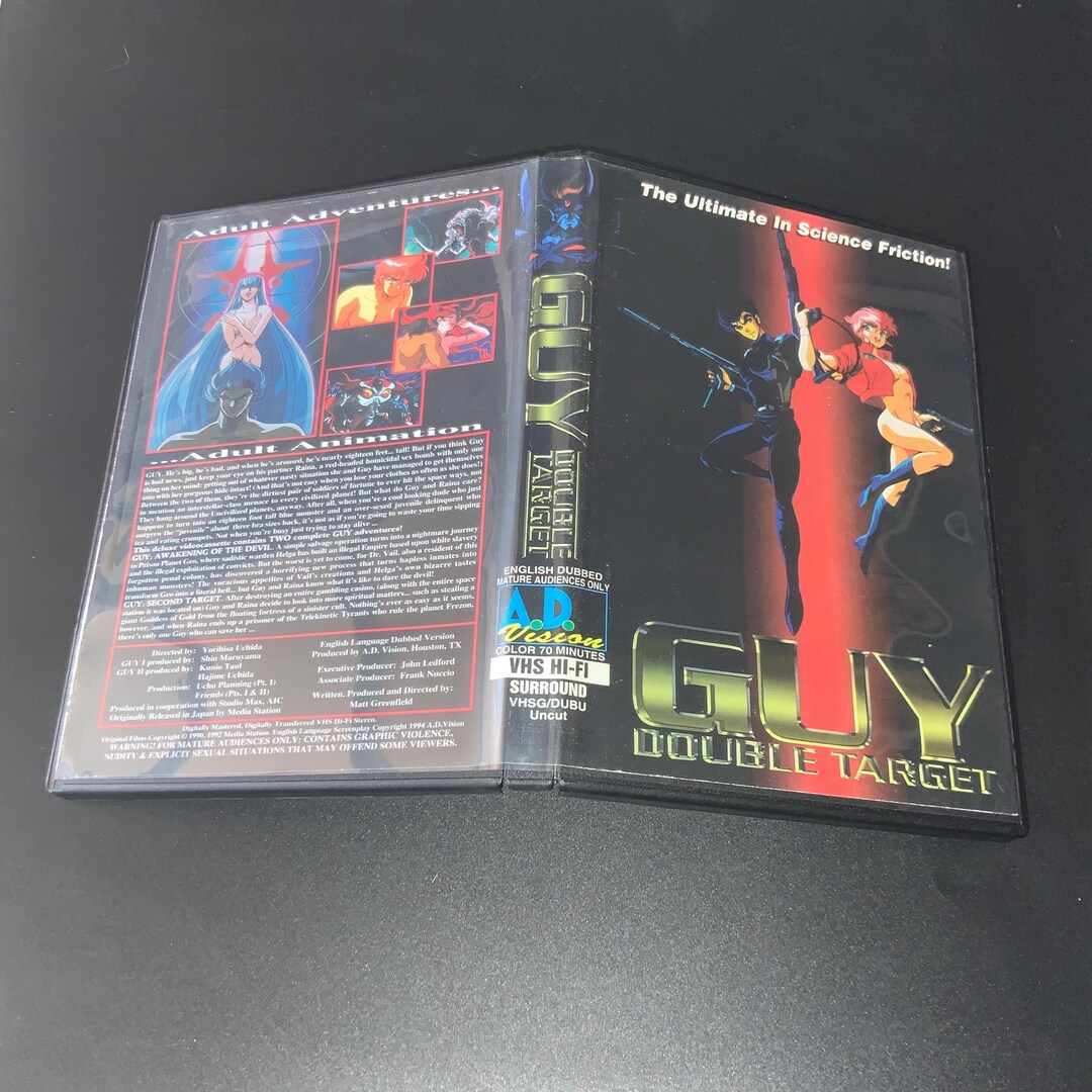 GUY DOUBLE TARGET: Dvd, 1984 - Hentai Anime - Etsy