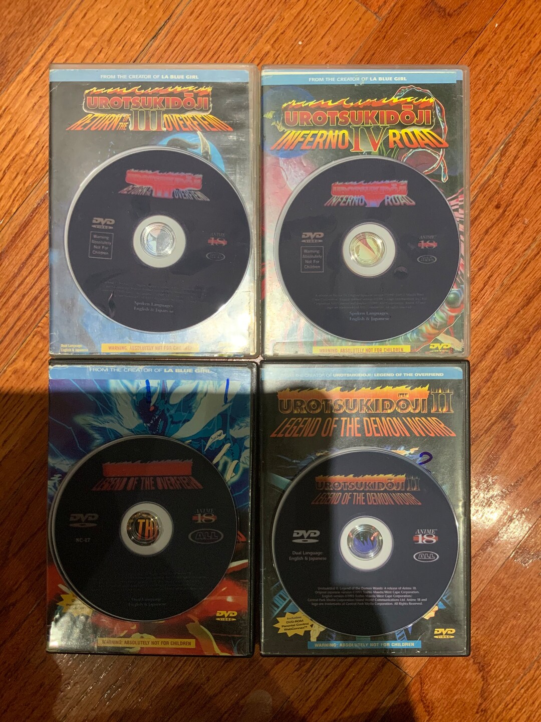 UROTSUKIDOJI Legend of Overfiend-return of Overfiend-inferno Road ...