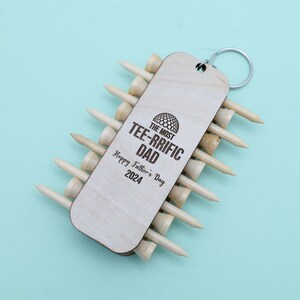 The Most Tee-rrific Dad Golf Tee Holder, Father's Day Gift, Gift for ...