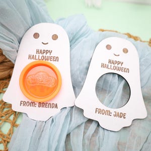 Ghost Playdough Holder, Halloween Classroom Gift Tags, School Class ...