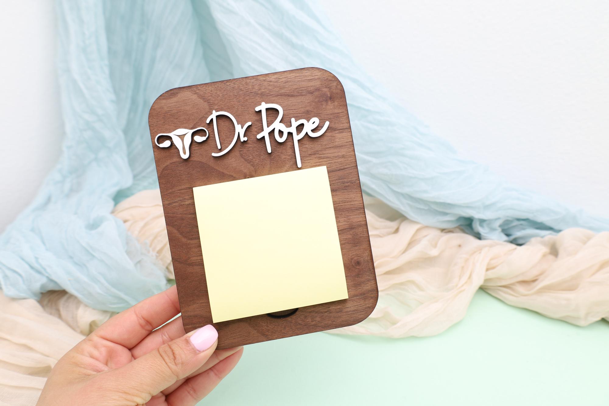 OBGYN Gift,custom Sticky Notes Holder,doctor Appreciation Gift,obgyn ...