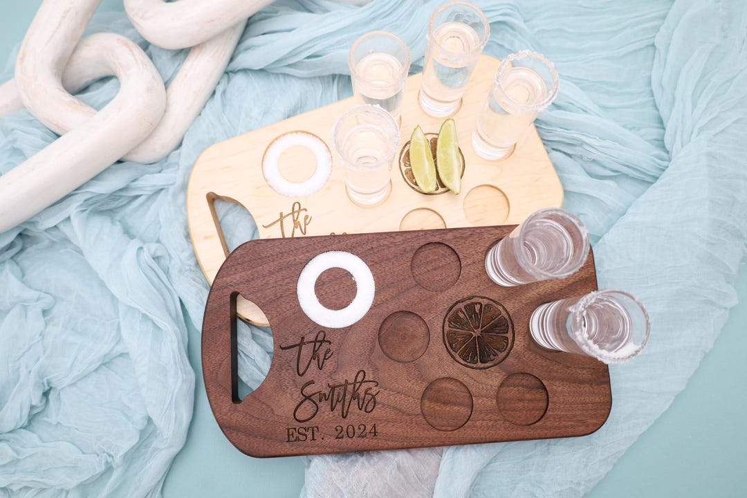 Tequila Flight Board,custom Tequila Board,gift for Couples,unique ...