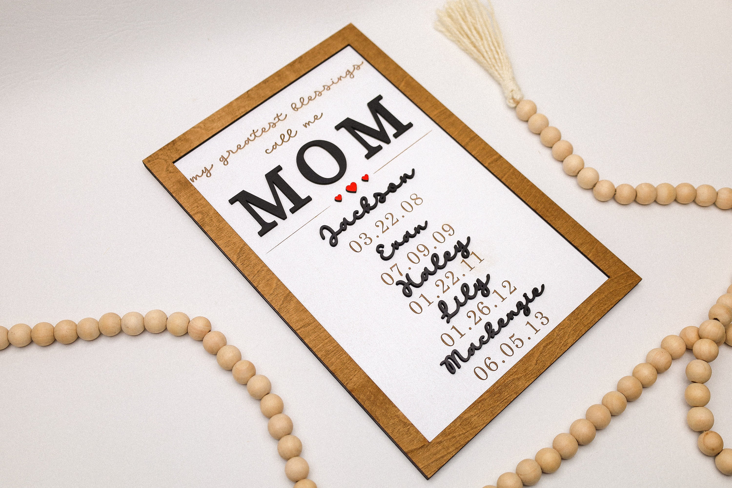 Custom Mom Frame, Call Me Mom Frame, My Greatest Blessings Call Me Mom ...