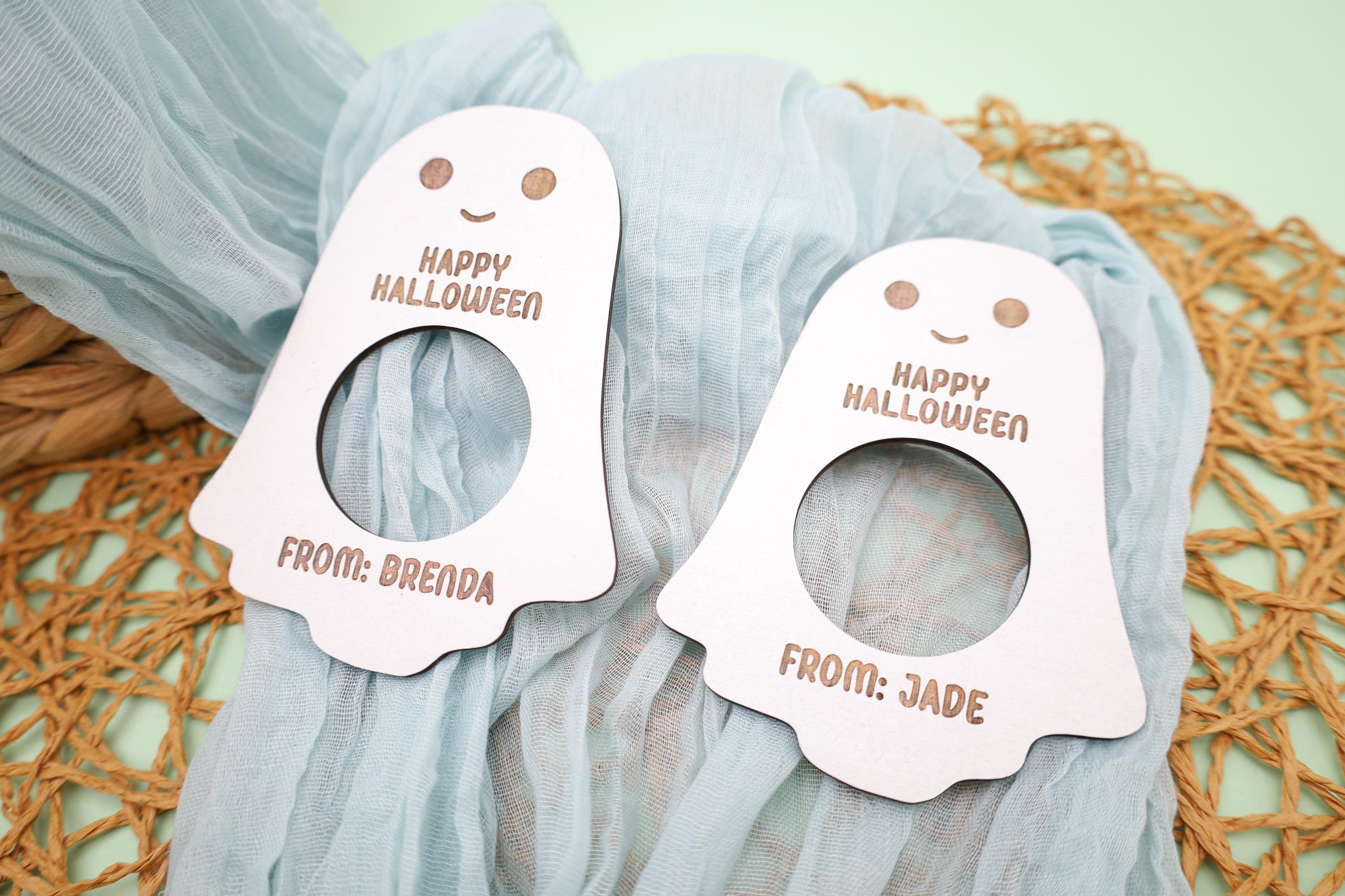 Ghost Playdough Holder, Halloween Classroom Gift Tags, School Class ...