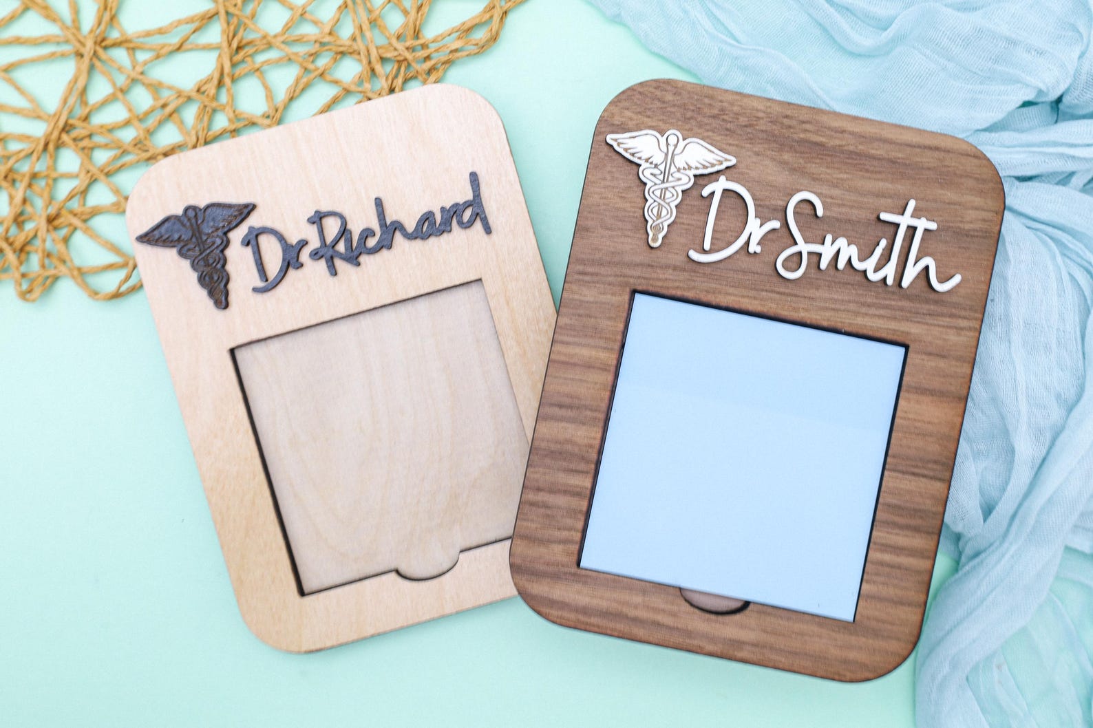 Custom Sticky Notepad Holder, Note Holder, Doctor Sticky Note Holder ...