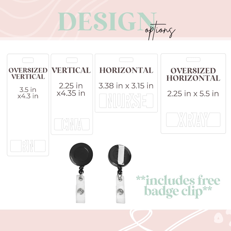 Badge Buddy for ID Card, Work ID Badge Holder, Lab Badge Buddy, Marker ...