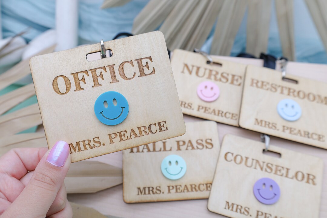 Classroom Hall Passes, Hall Pass, Teacher Gift, Classroom Gift, Gift ...