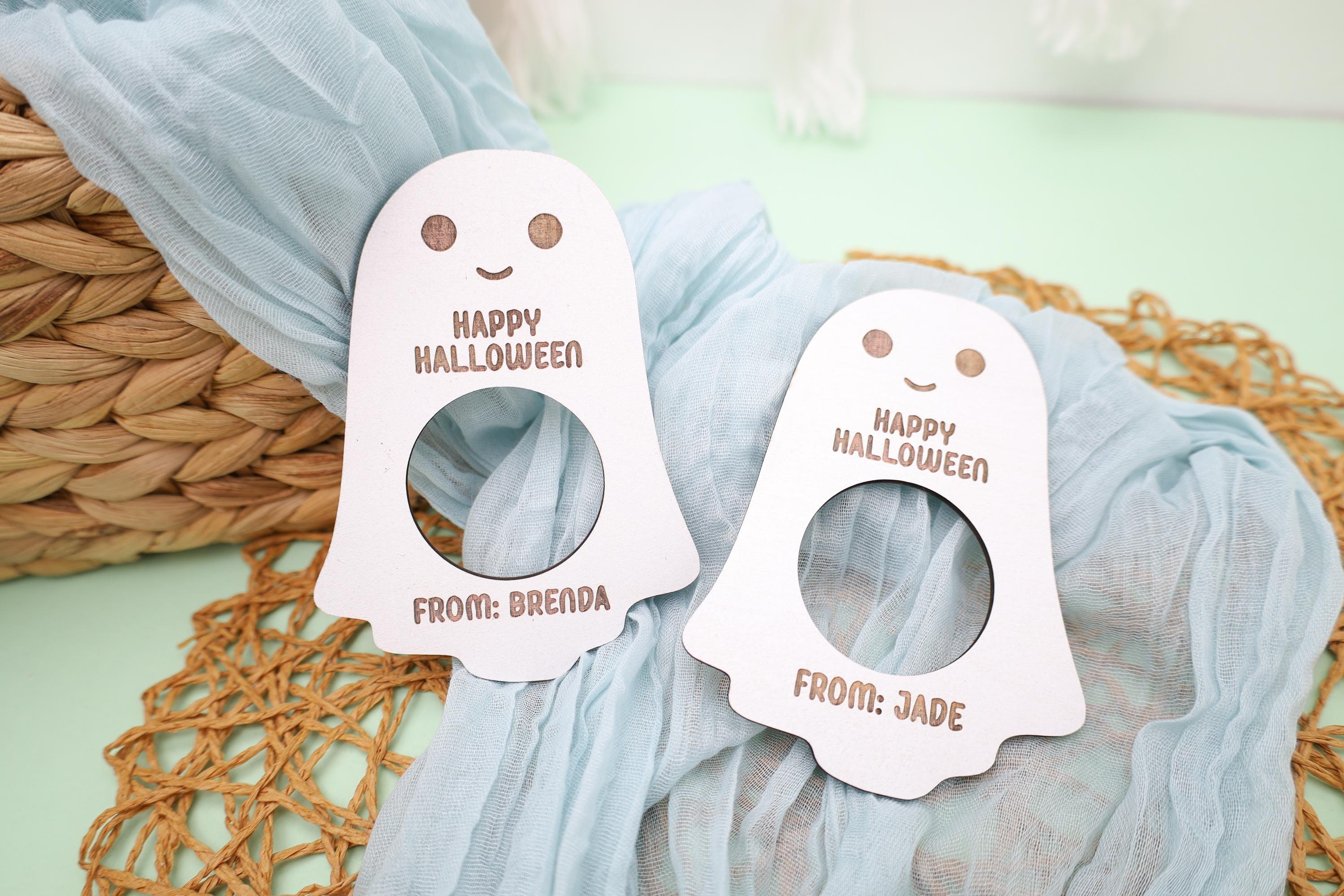 Ghost Playdough Holder, Halloween Classroom Gift Tags, School Class ...