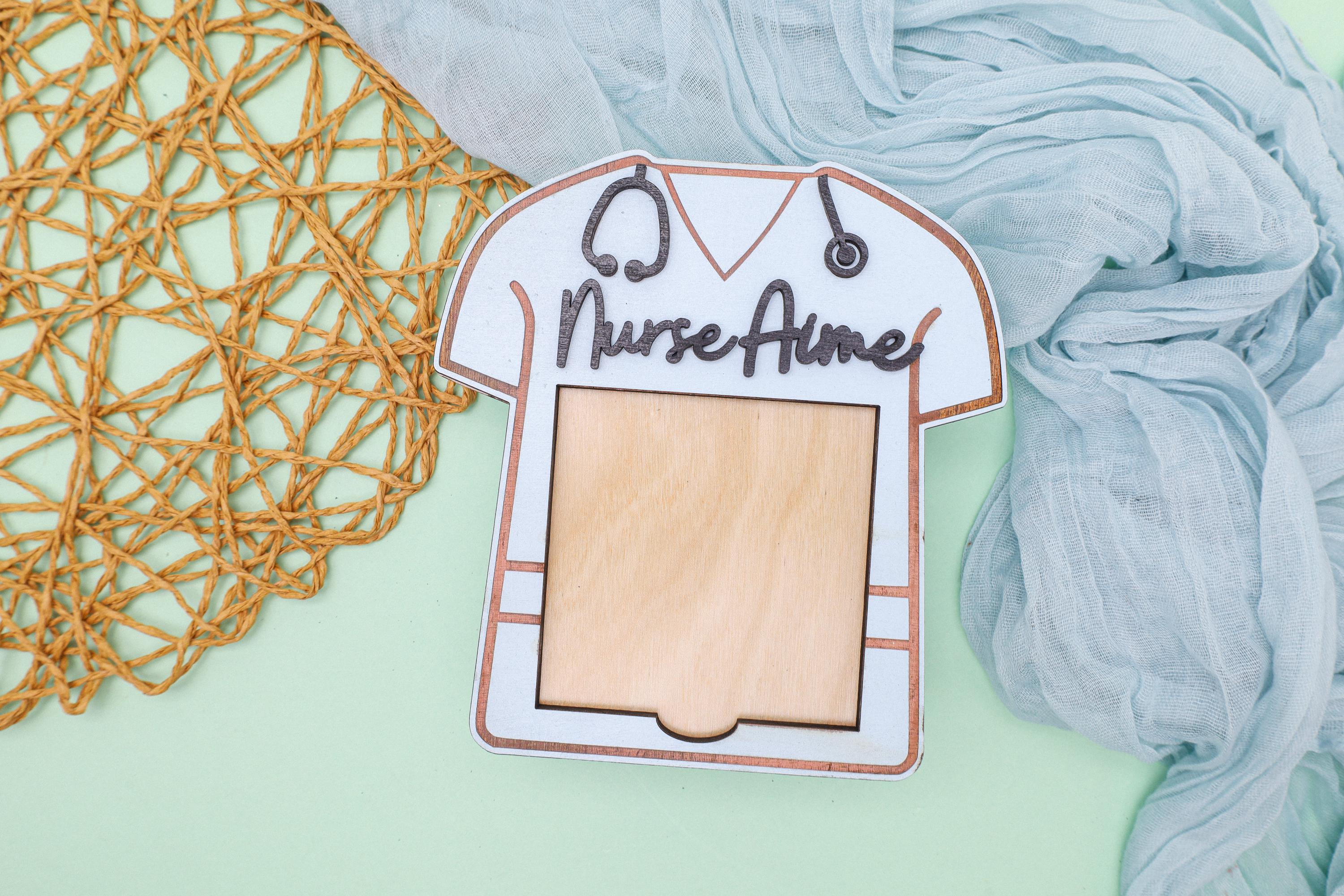 Nurse Sticky Notes Holder, Custom Nurse Appreciation Gift, Sticky Note ...
