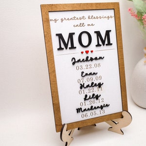Custom Mom Frame, Call Me Mom Frame, My Greatest Blessings Call Me Mom ...