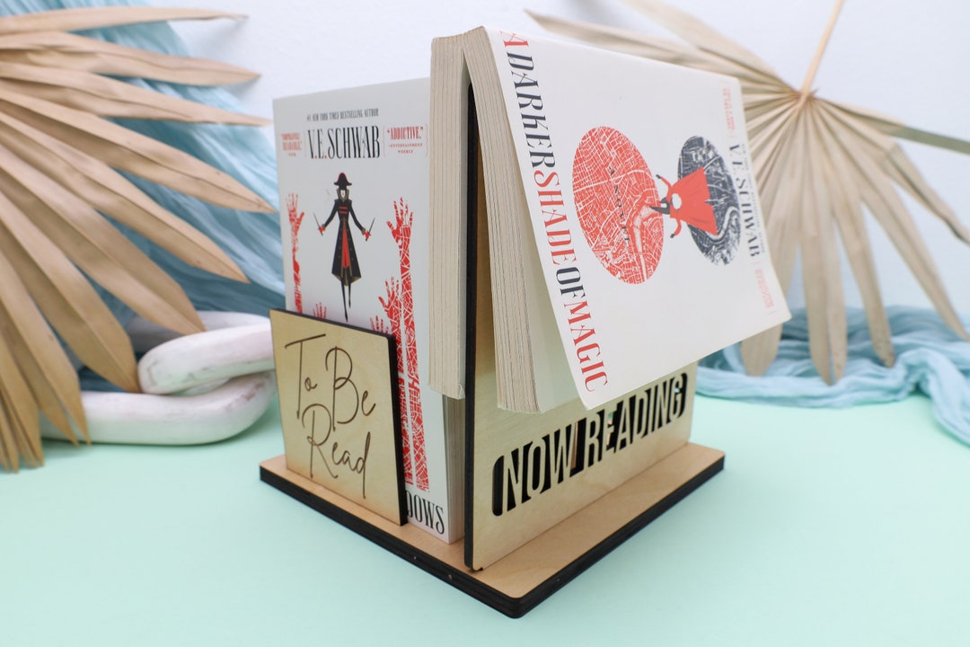 Book Holder Stand for Readers, Book Lover Gift, Book Valet Tray, Book ...