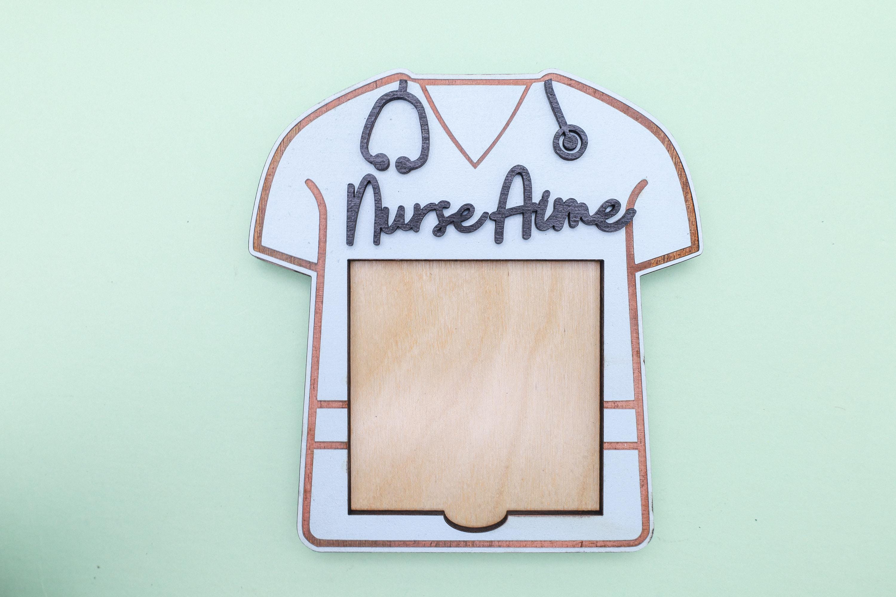 Nurse Sticky Notes Holder, Custom Nurse Appreciation Gift, Sticky Note ...