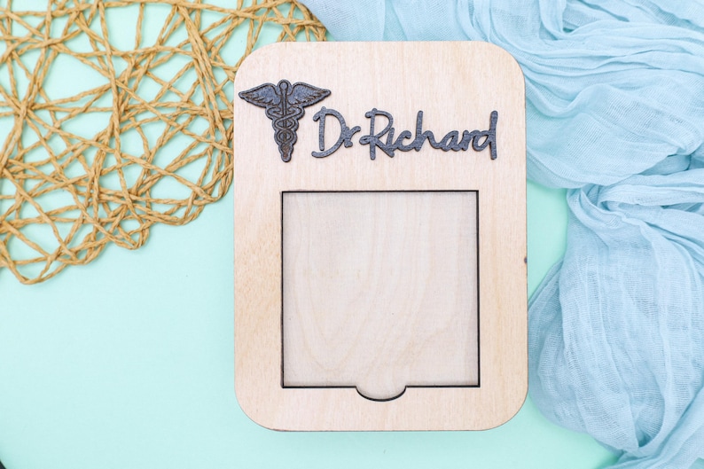 Custom Sticky Notepad Holder, Note Holder, Doctor Sticky Note Holder ...