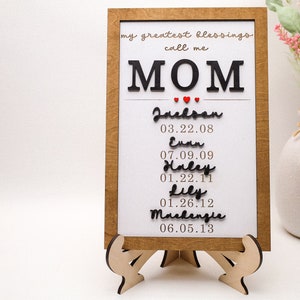 Custom Mom Frame, Call Me Mom Frame, My Greatest Blessings Call Me Mom ...