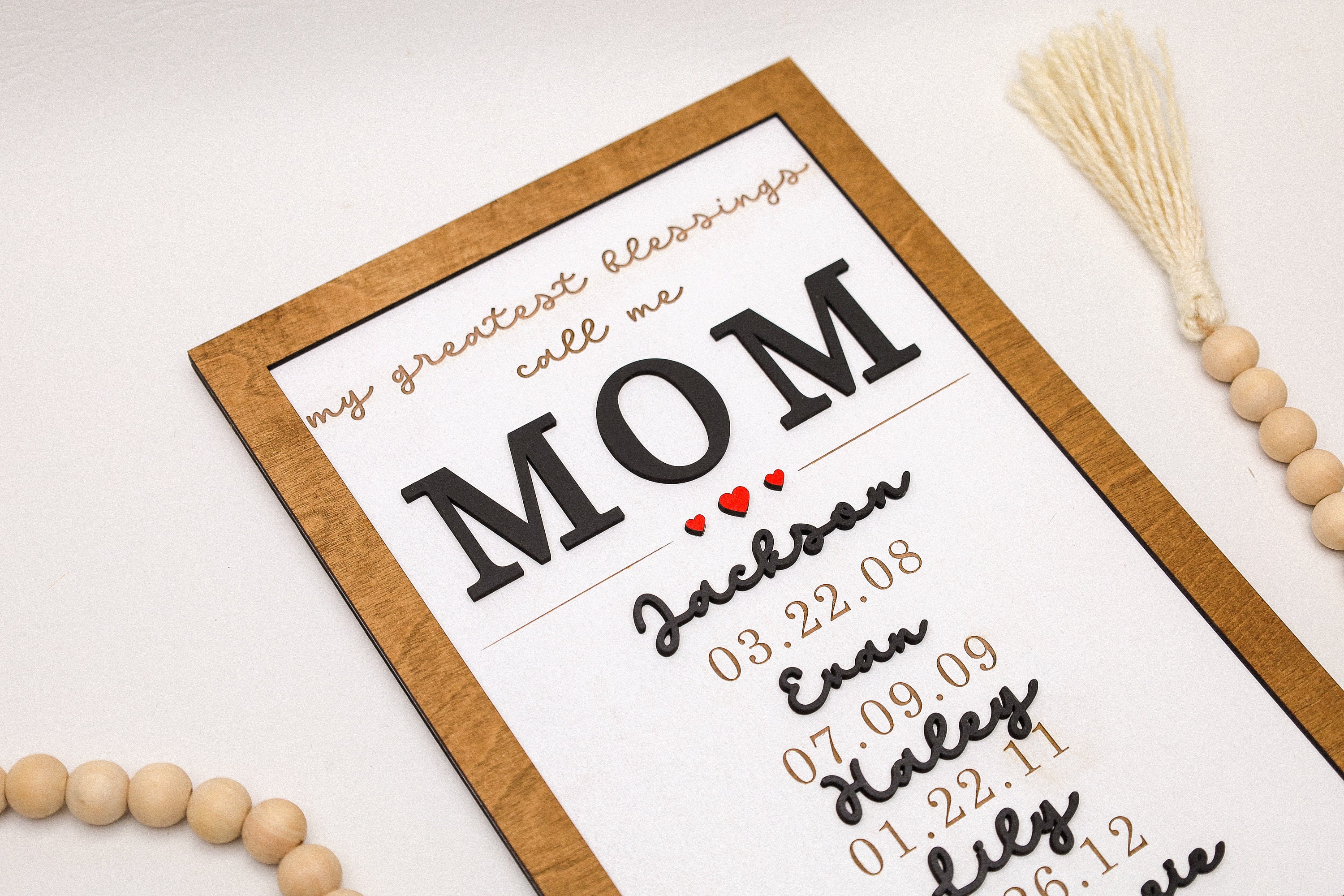 Custom Mom Frame, Call Me Mom Frame, My Greatest Blessings Call Me Mom ...