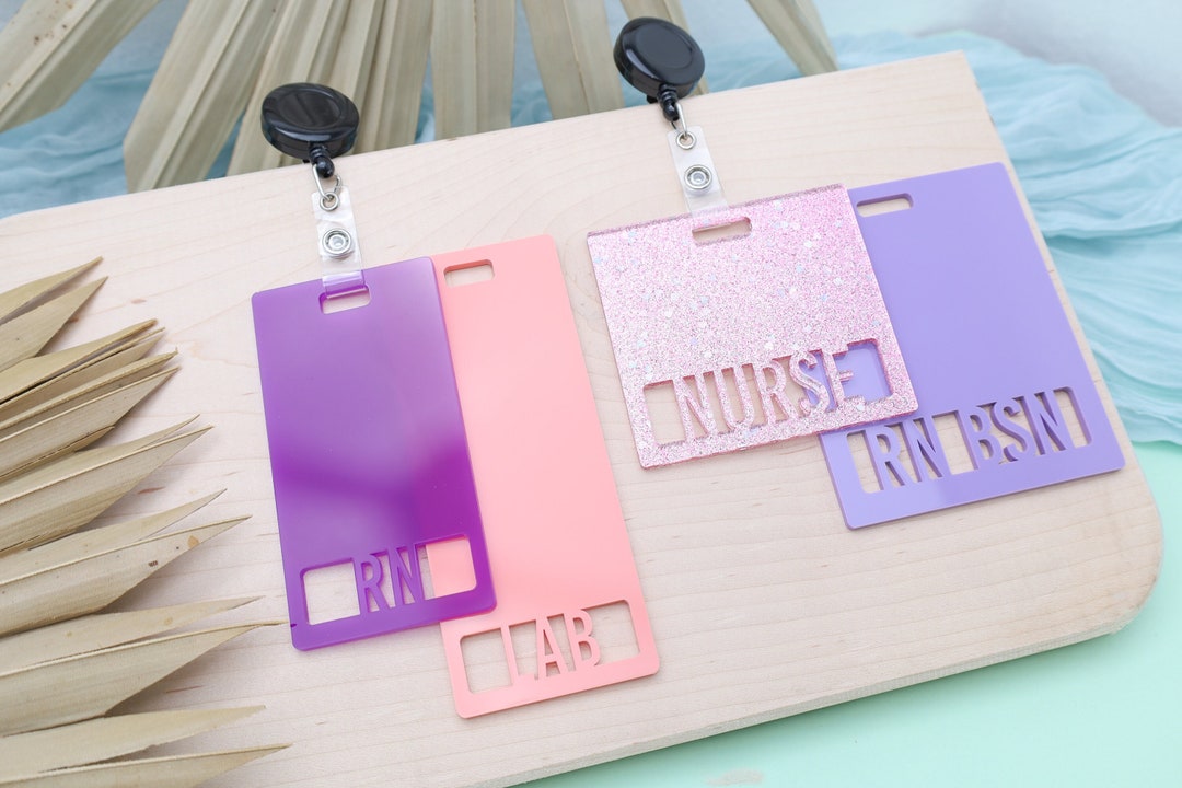 Badge Buddy for ID Card, Work ID Badge Holder, Lab Badge Buddy, Marker ...