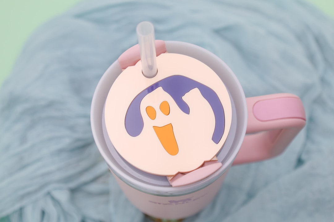 Halloween Sugar Cookie Topper, Ghost Tumbler Topper, Spooky Stanley ...