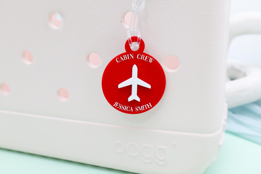 Cabin Crew Luggage Tag, Custom Aviation Bag Tag, Flight Attendant-pilot ...