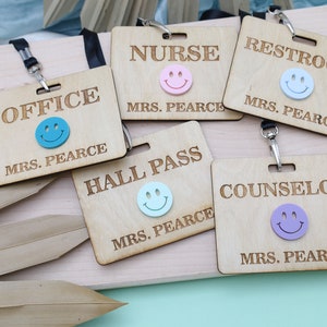 Classroom Hall Passes, Hall Pass, Teacher Gift, Classroom Gift, Gift ...