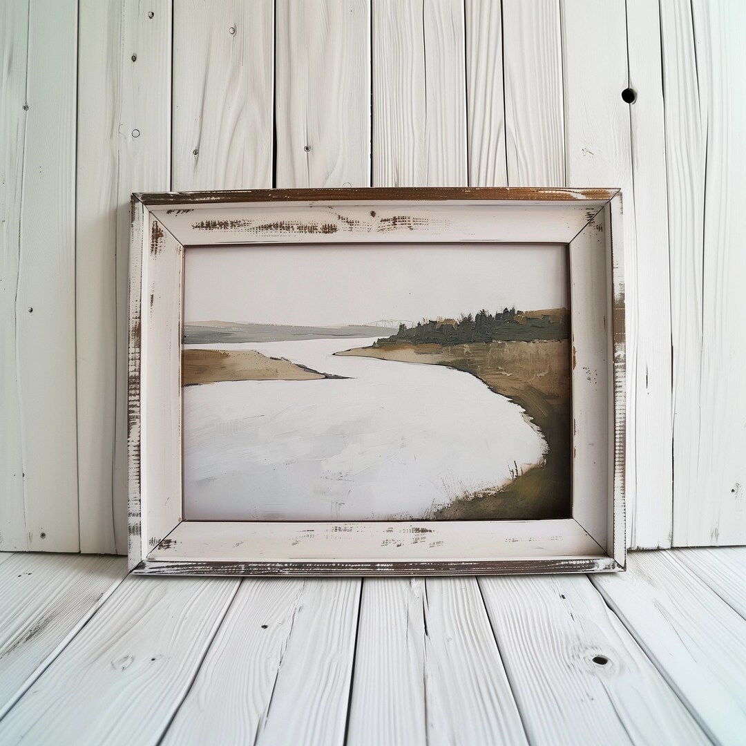 River Wall Art for Bedroom Painting of River Decor for Living Room Wall ...