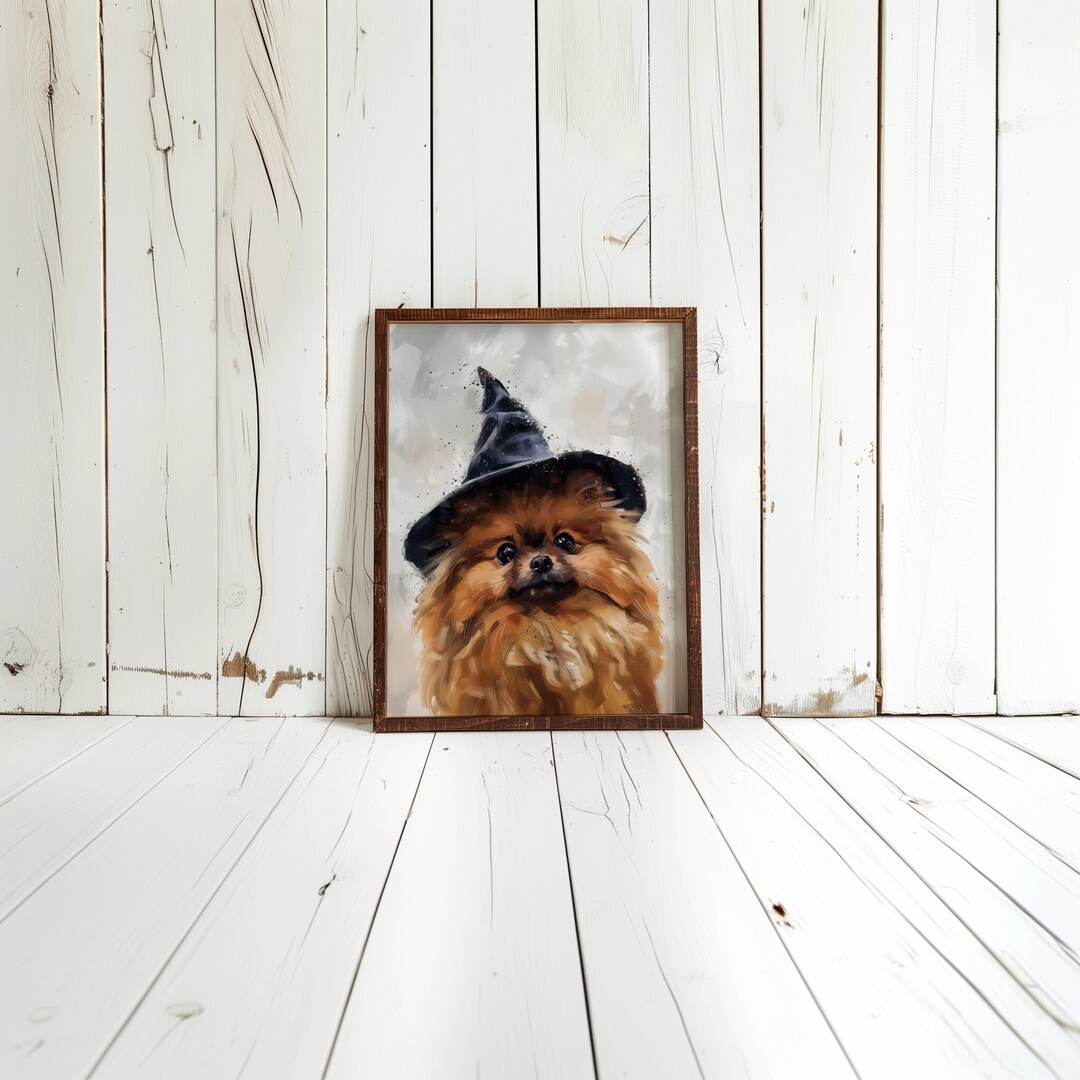 Spitz Painting for Entryway Wall Art of Spitz Wizard Decor for Office ...