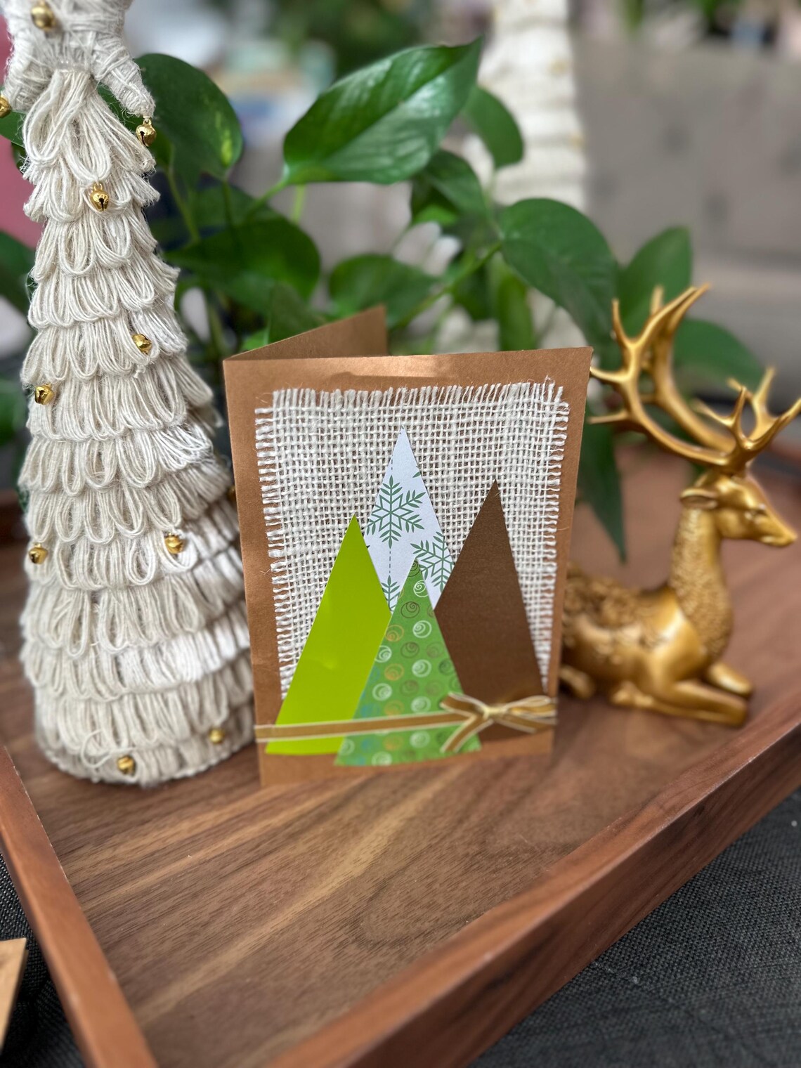 Handmade Christmas Card - Etsy