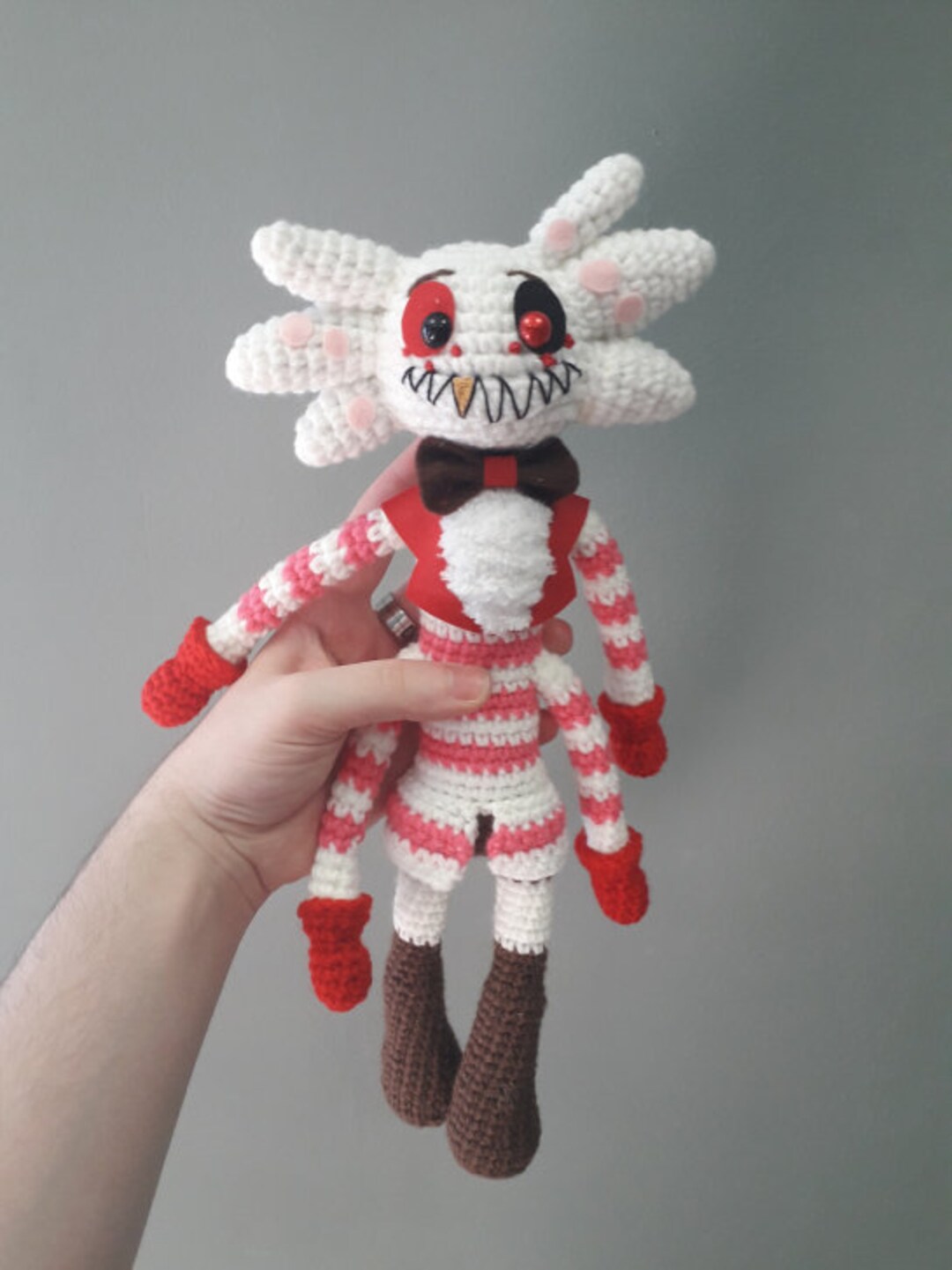 CROCHET PATTERN Angel Dust, Hazbin Hotel Crochet Pattern - Etsy
