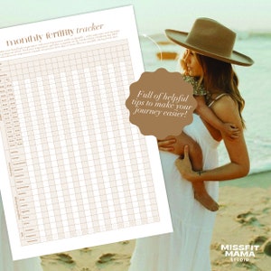 Mindful Ttc Journal Printable Fertility Planner TTC Chart Ovulation ...