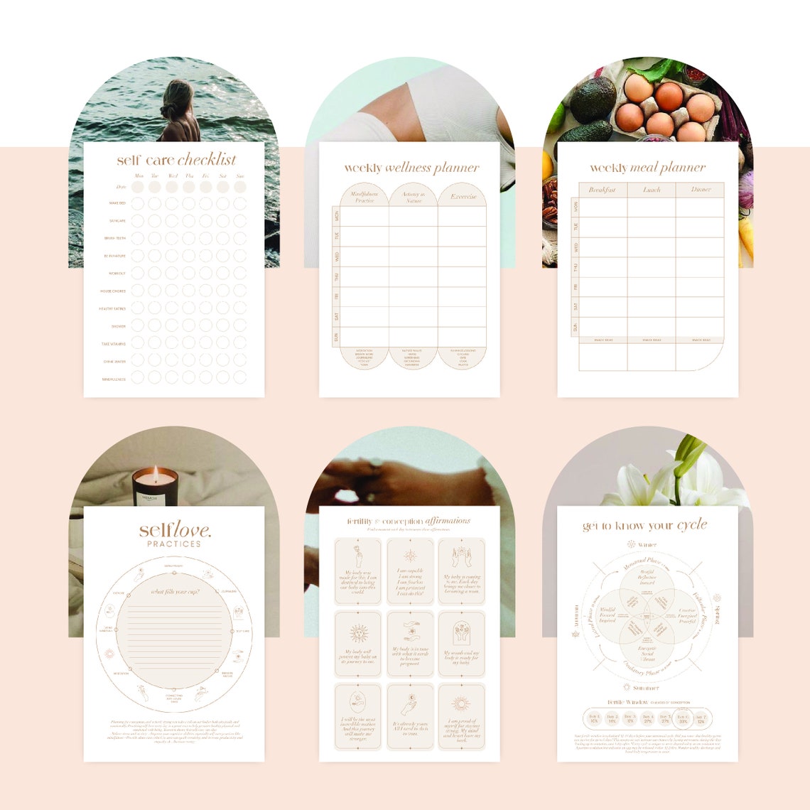 Mindful Ttc Journal Printable Fertility Planner TTC Chart Ovulation ...