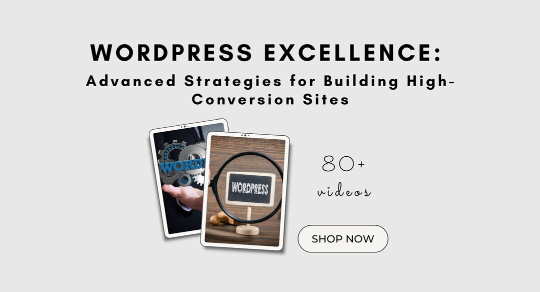Advanced Wordpress Mastery Course: Build High-converting Sites - No ...