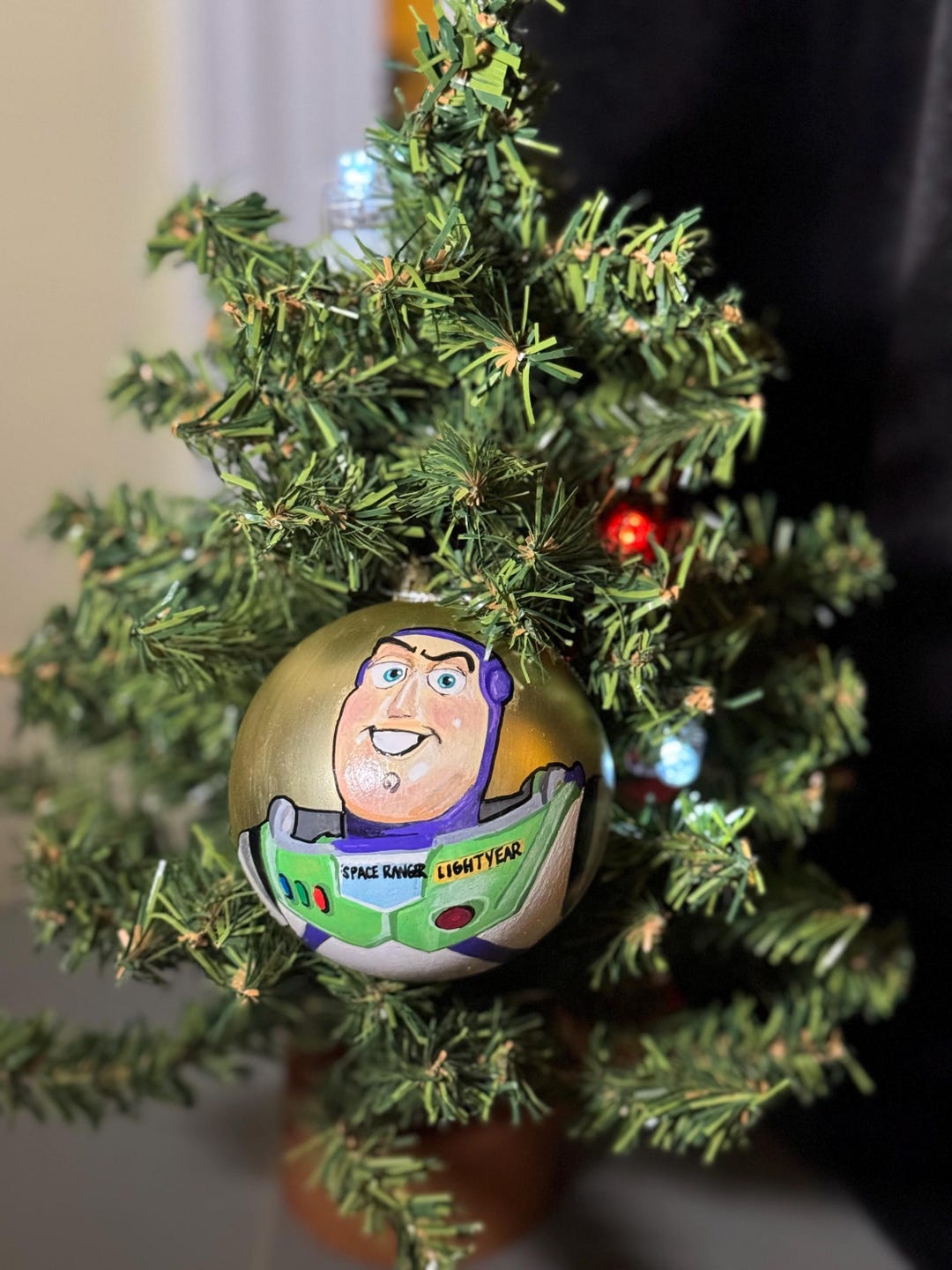 Buzz Lightyear Ornament: Shatterproof Space Man Ball (3") - Etsy