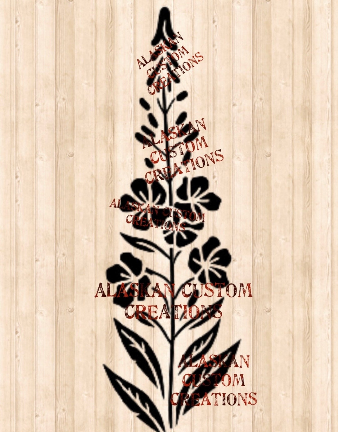 Alaskan Fireweed Digital Image PDF/PNG/SVG - Etsy