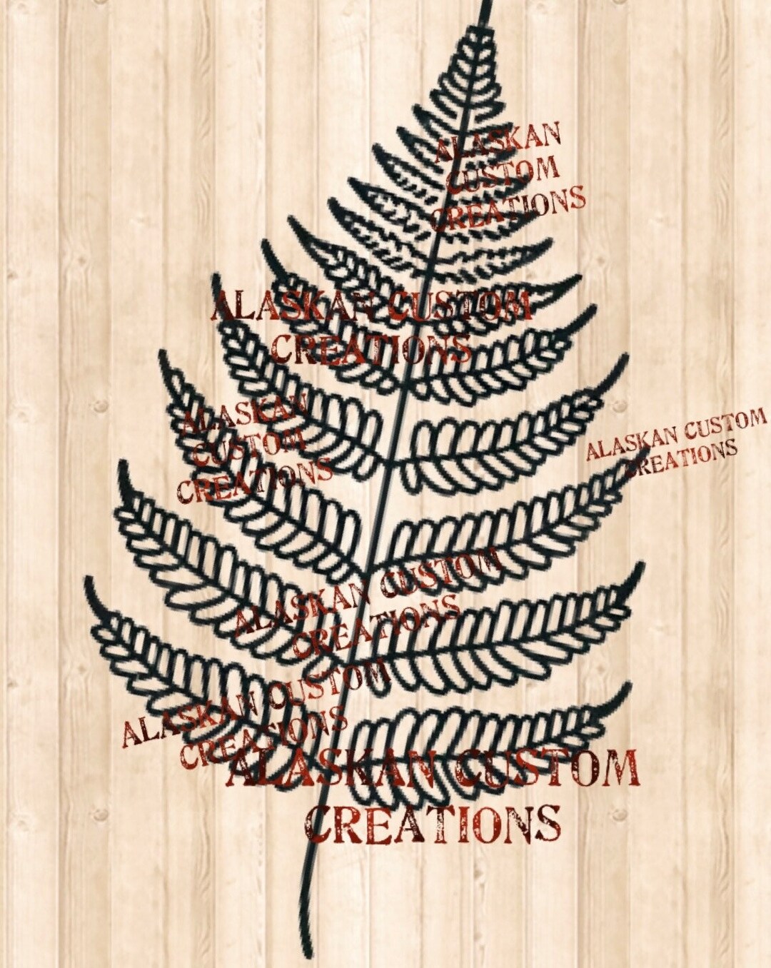 Simple Fern Outline Digital Image Laser Engraving PDF/PNG/SVG - Etsy