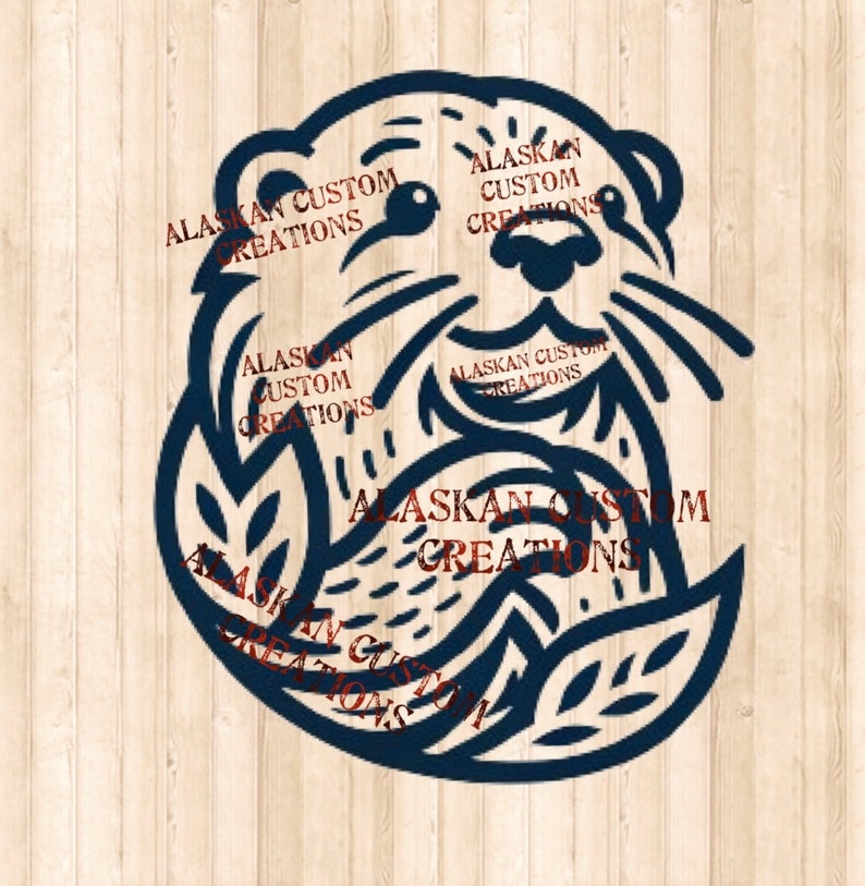 Sea Otter Outline Digital Image PDF/PNG/SVG - Etsy