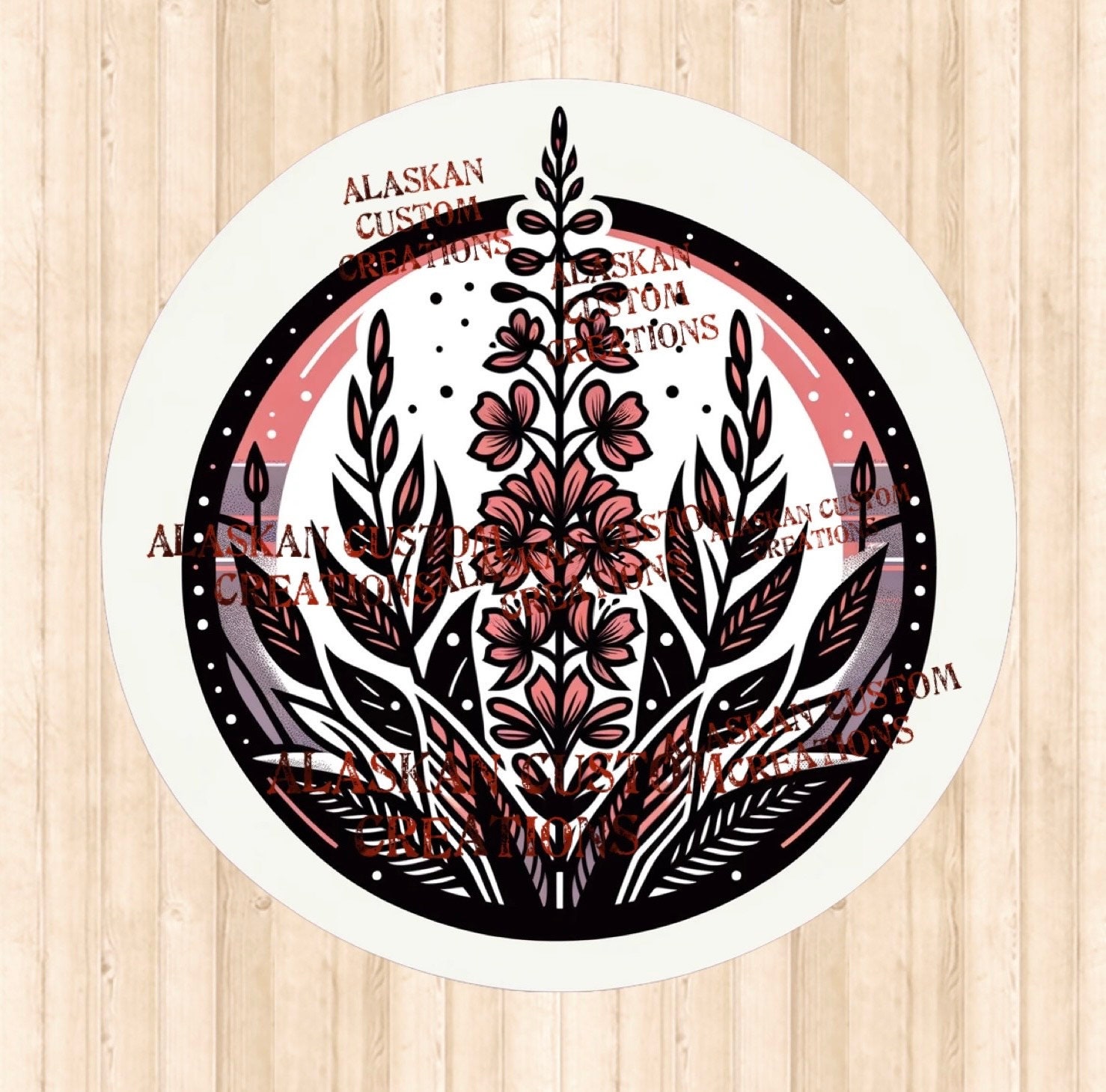 Simple Fireweed Logo Style Digital Image PDF/PNG/SVG - Etsy