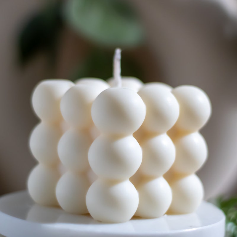 Bubble Cube Candle - Etsy
