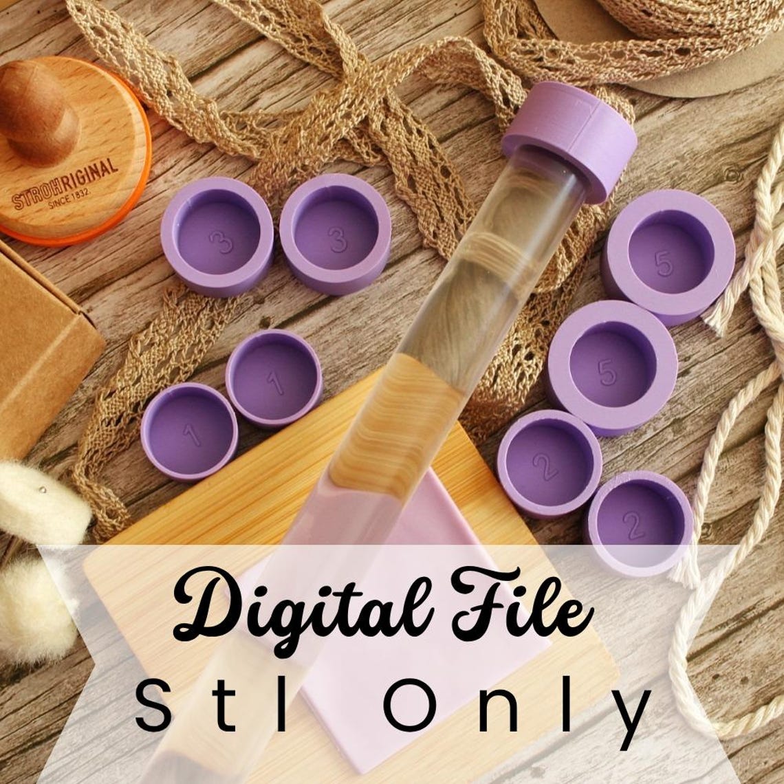 Polymer Clay Thickness Guides STL: Rolling Guides for 2cm Acrylic ...