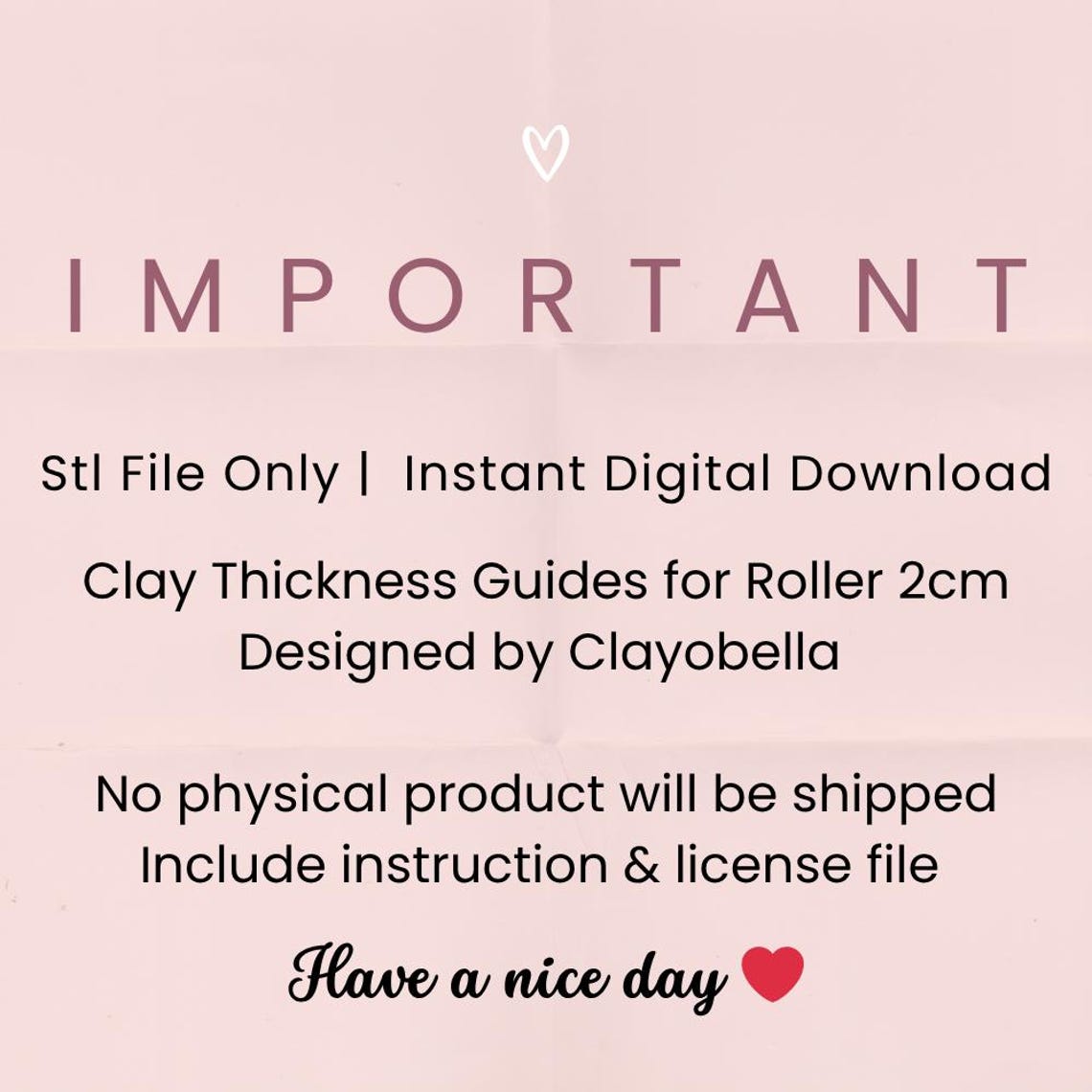 Polymer Clay Thickness Guides STL: Rolling Guides for 2cm Acrylic ...