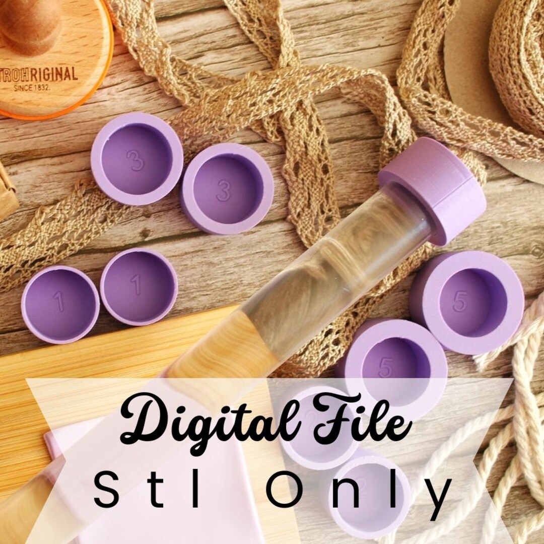Polymer Clay Thickness Guides STL: Rolling Guides for 2cm Acrylic ...