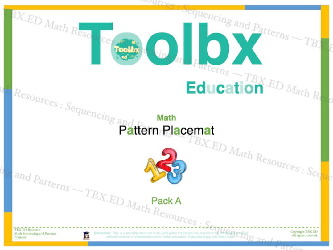 Math: Sequencing & Patterns - Etsy