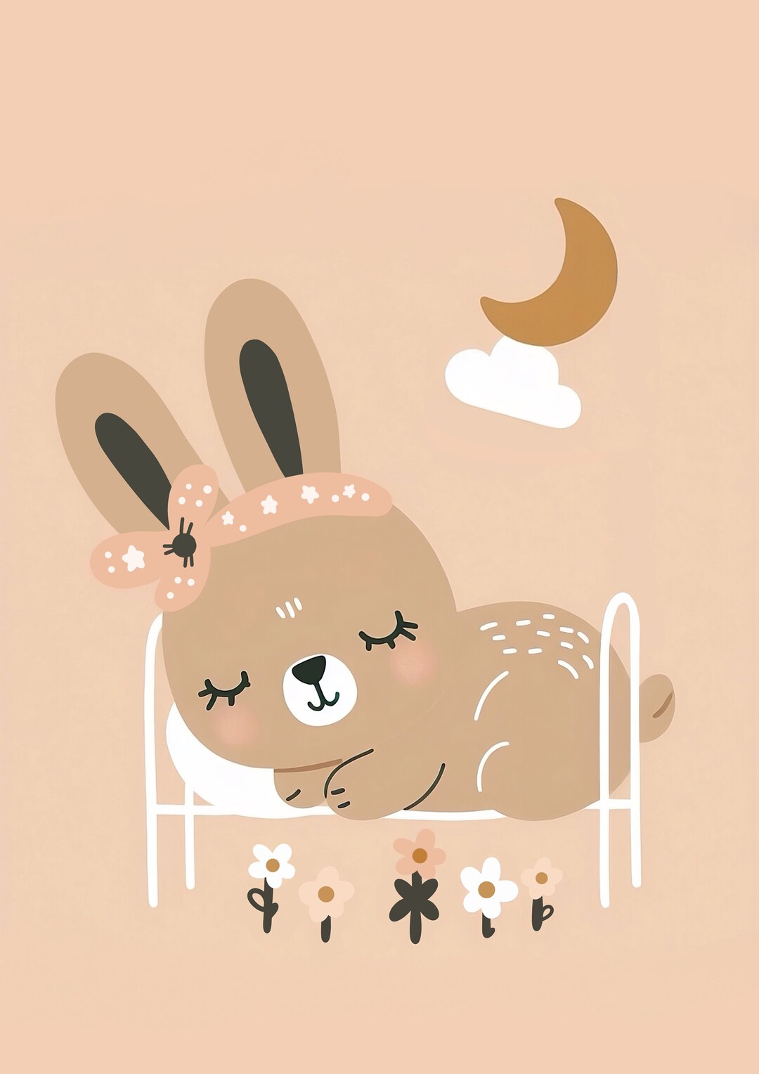 Adorable Bunny in Pastels: Instant Download Nursery Art" - Etsy