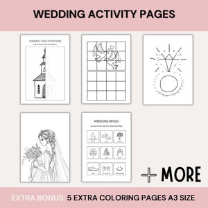 Kids Wedding Activity Pages, Fun Coloring, Mazes, Word Search ...