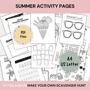 Summer Kids Activities, Coloring Pages, Mazes, Word Search, Dot to Dot ...