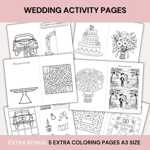 Kids Wedding Activity Pages, Fun Coloring, Mazes, Word Search ...