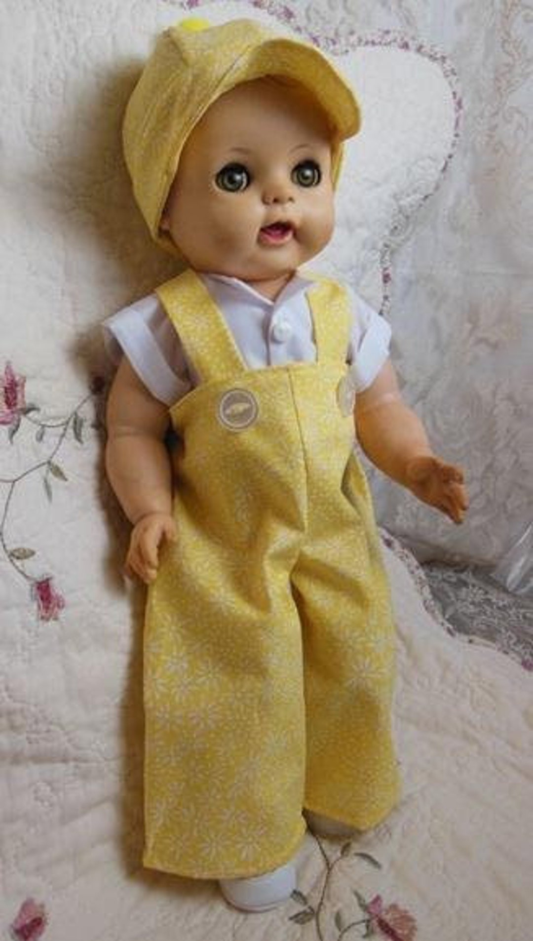 Doll Clothes ~ Yellow Pants, Shirt and Cap for American Character 17 ...