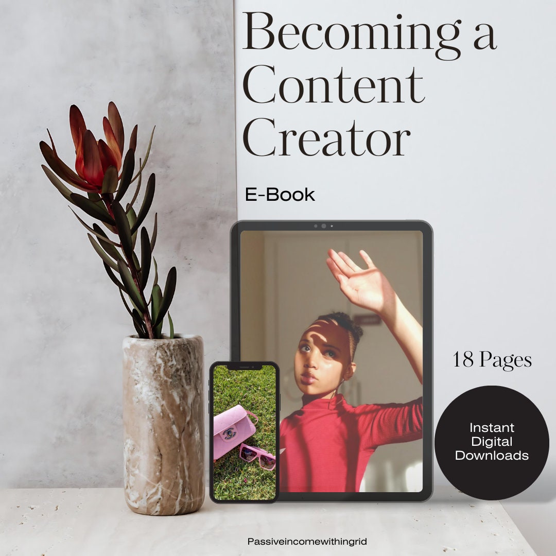 Content Creator Beginners Guide Create Passive Income and Create Your ...