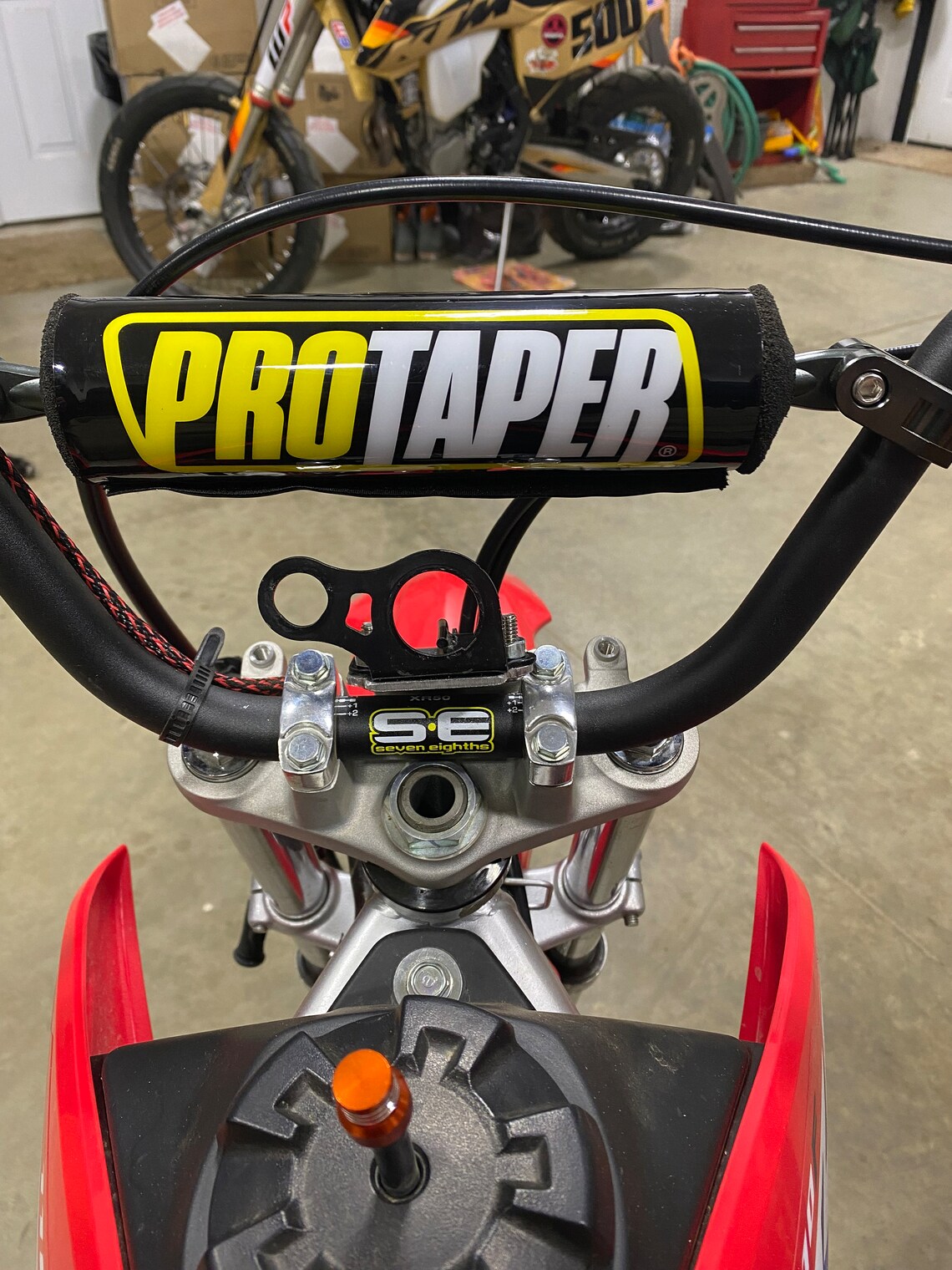 Honda CRF 110f Key Switch Relocation Bracket, High Profile Bar Back ...