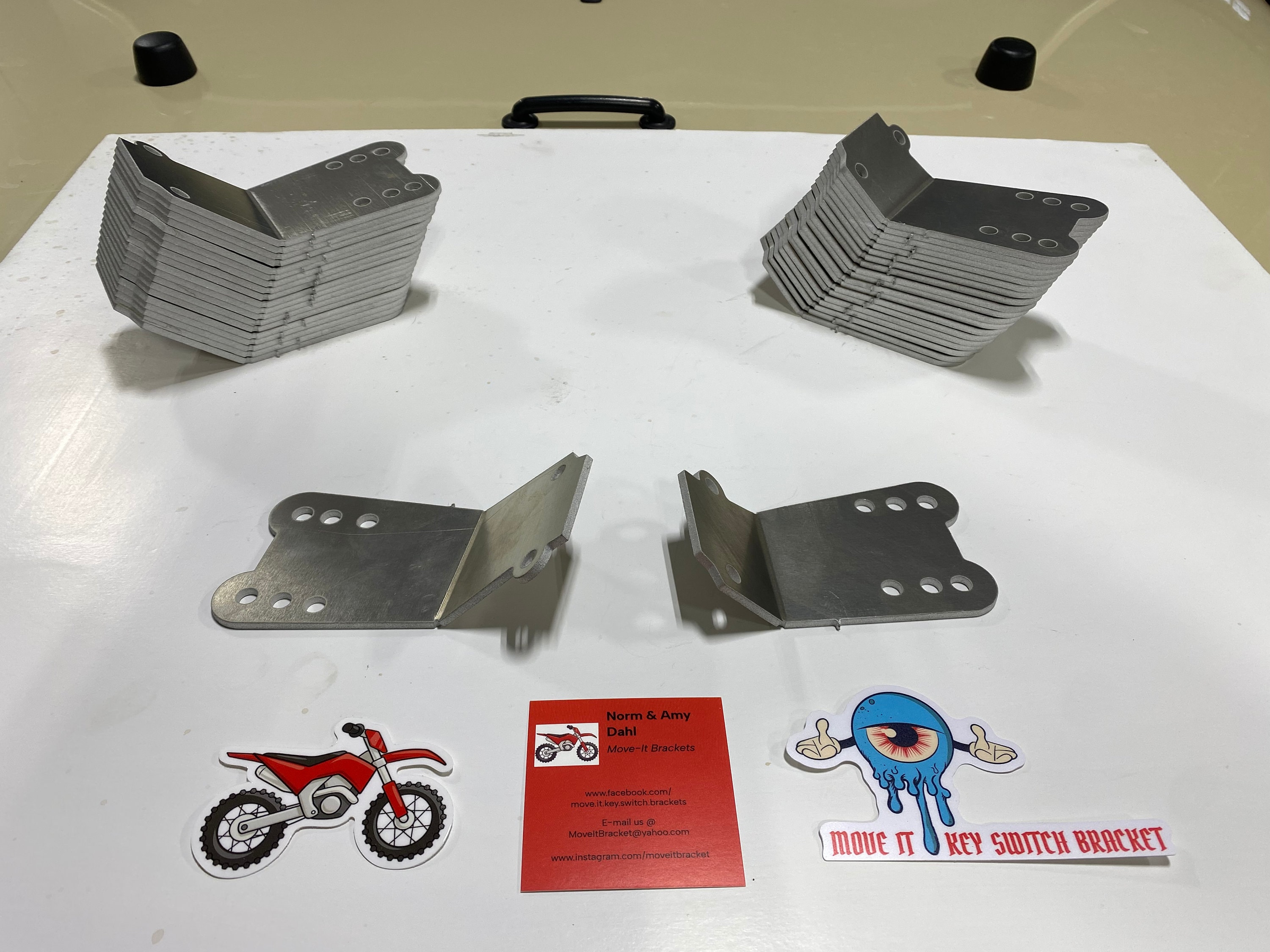Honda CRF 110f Key Switch Relocation Bracket, High Profile Bar Back ...
