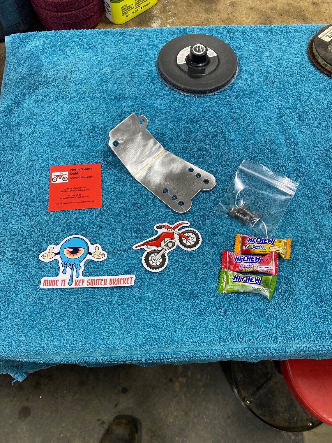 Honda CRF 110f Key Switch Relocation Bracket, High Profile Bar Back ...